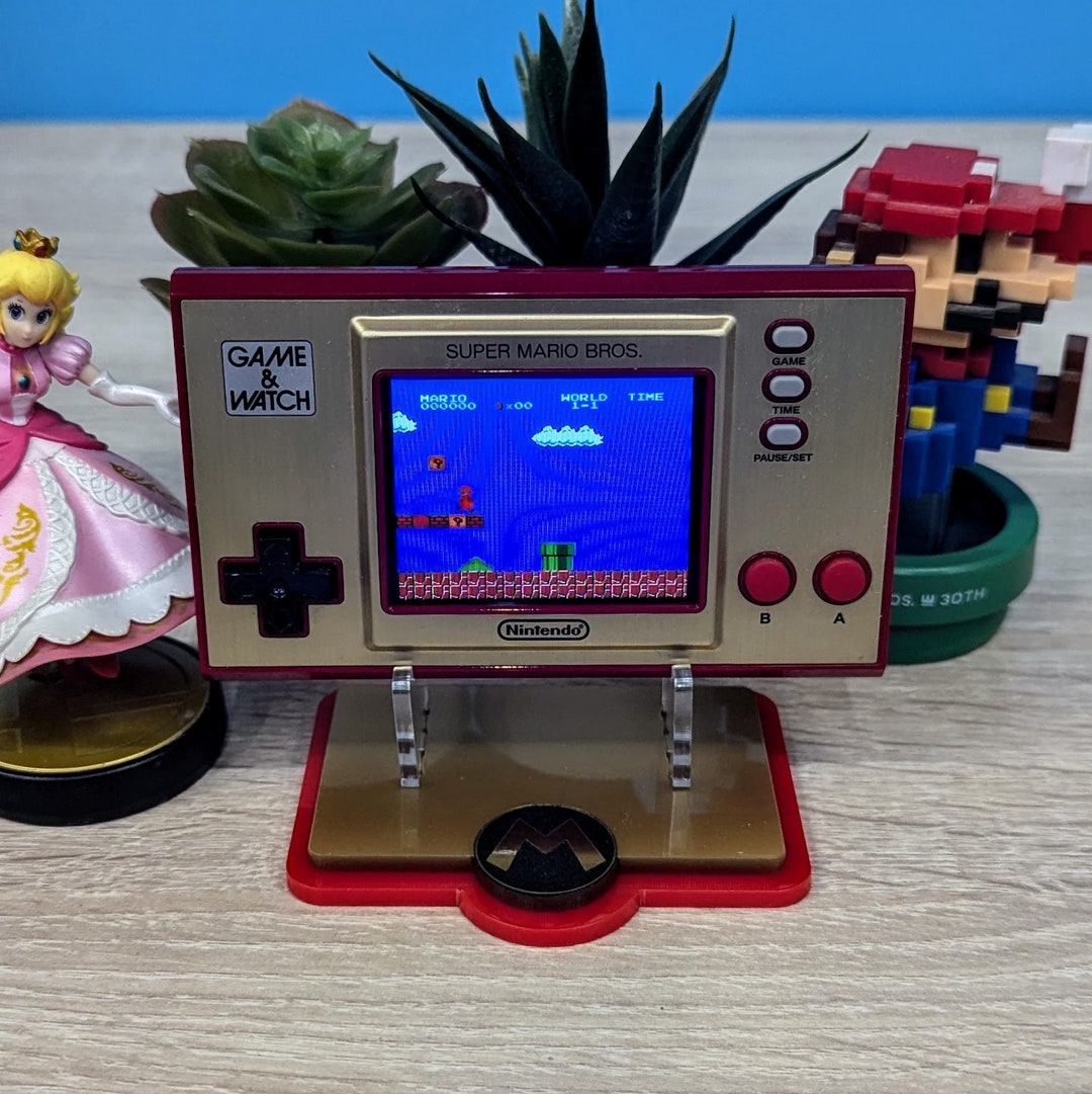 Mario Bros Colorscreen Game & Watch Console Display Stand - Etsy