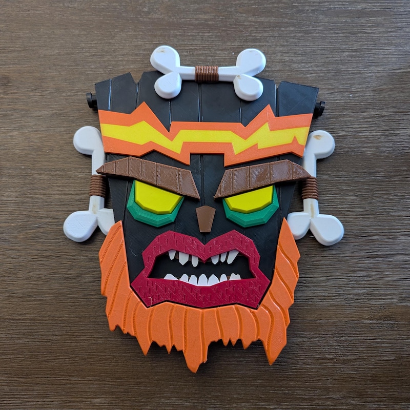 Crash Bandicoot Mask - Etsy