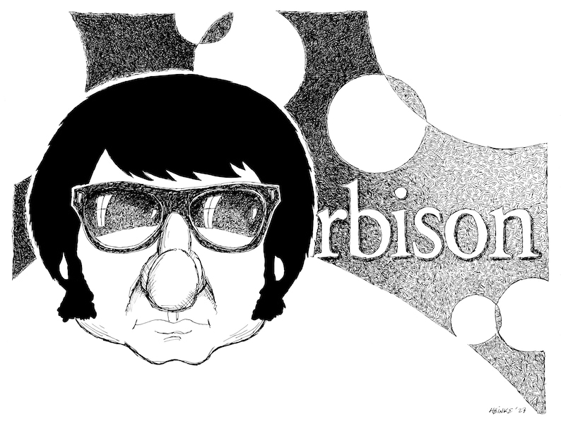 Roy Orbison Illustration, Limited Edition Print, Hand-signed and ...
