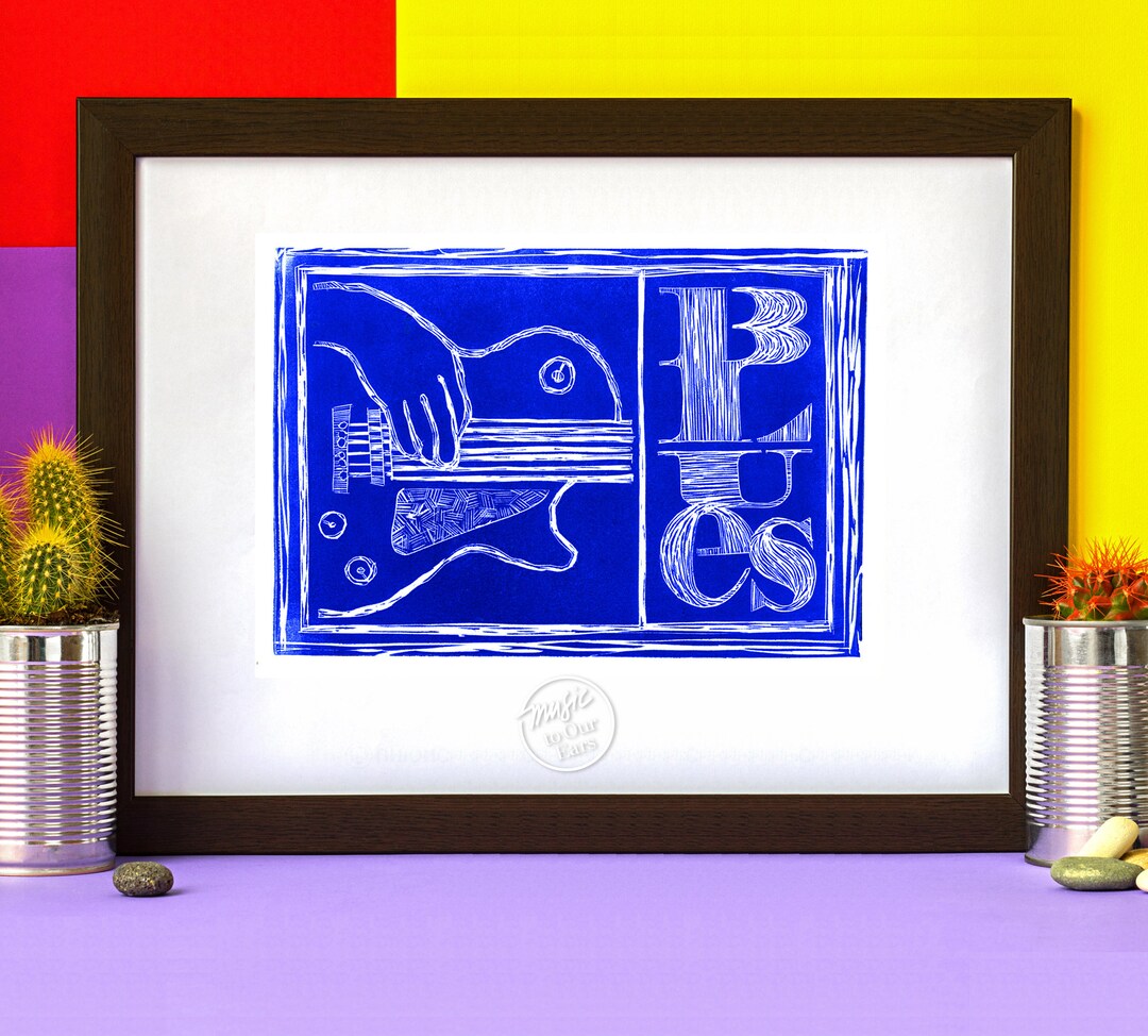 Blues | Music We Love | Signature Limited Edition Letterpress Prints ...