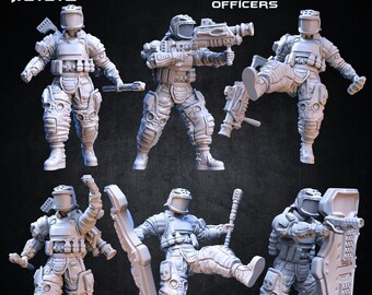 Prison Guards RPG NPC 3d Printed Mini Dungeons of Thamarya 28mm ...