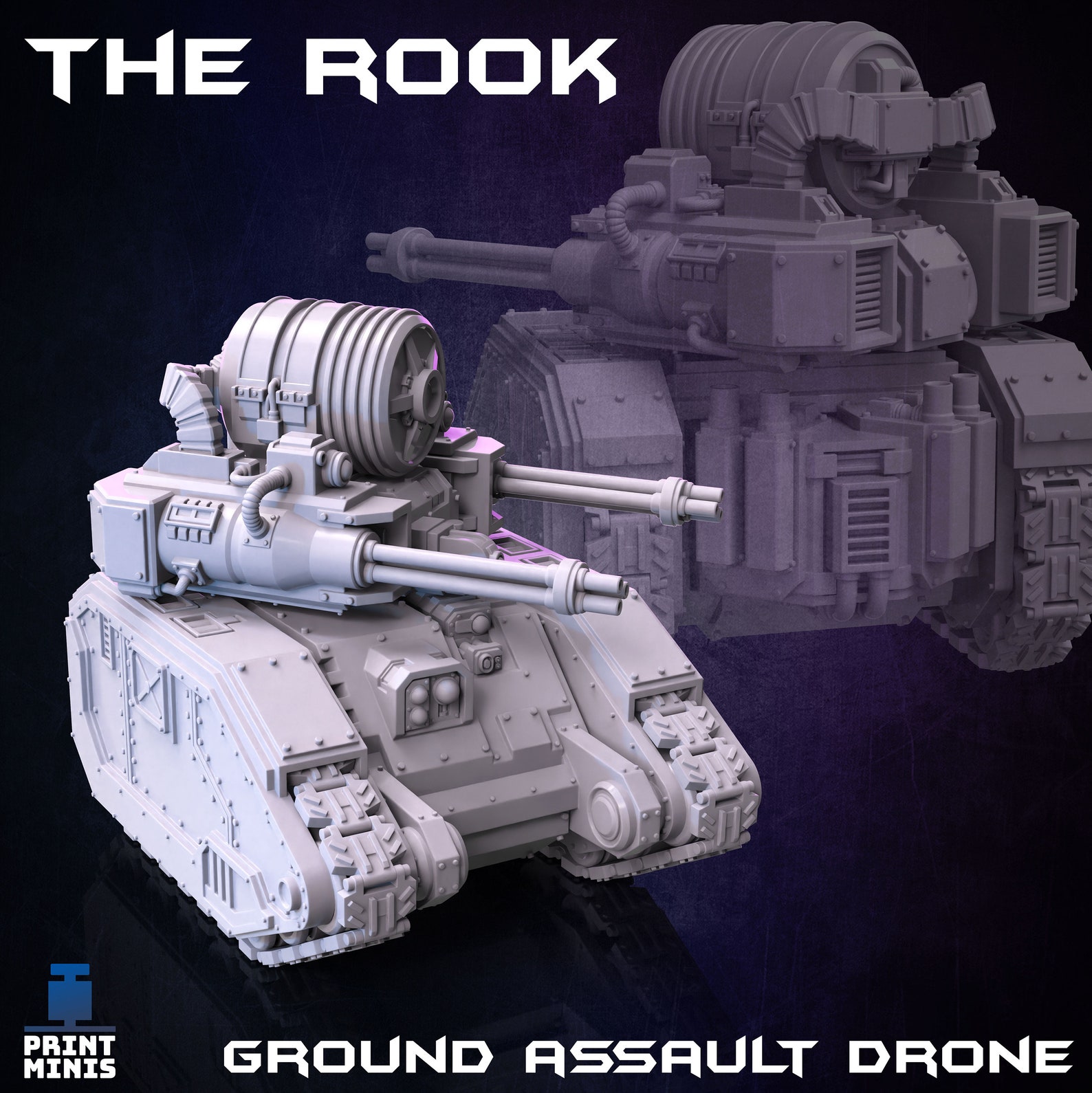 The Rook Print Minis Bounty Hunter Collection 3D Printed - Etsy
