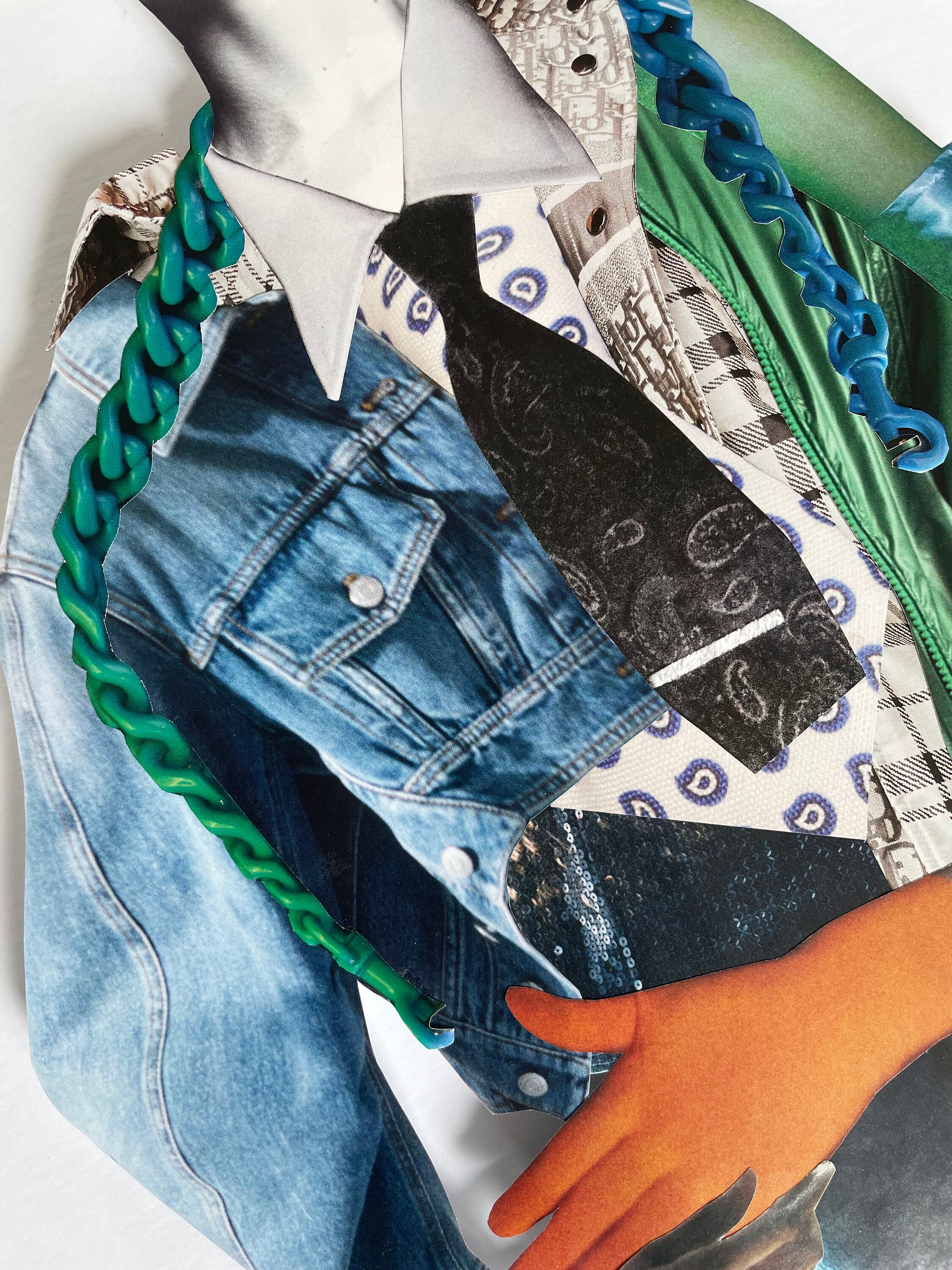 Mixed Media Collage Art With Frame Carry 2021 Original 3D Collage Art ...