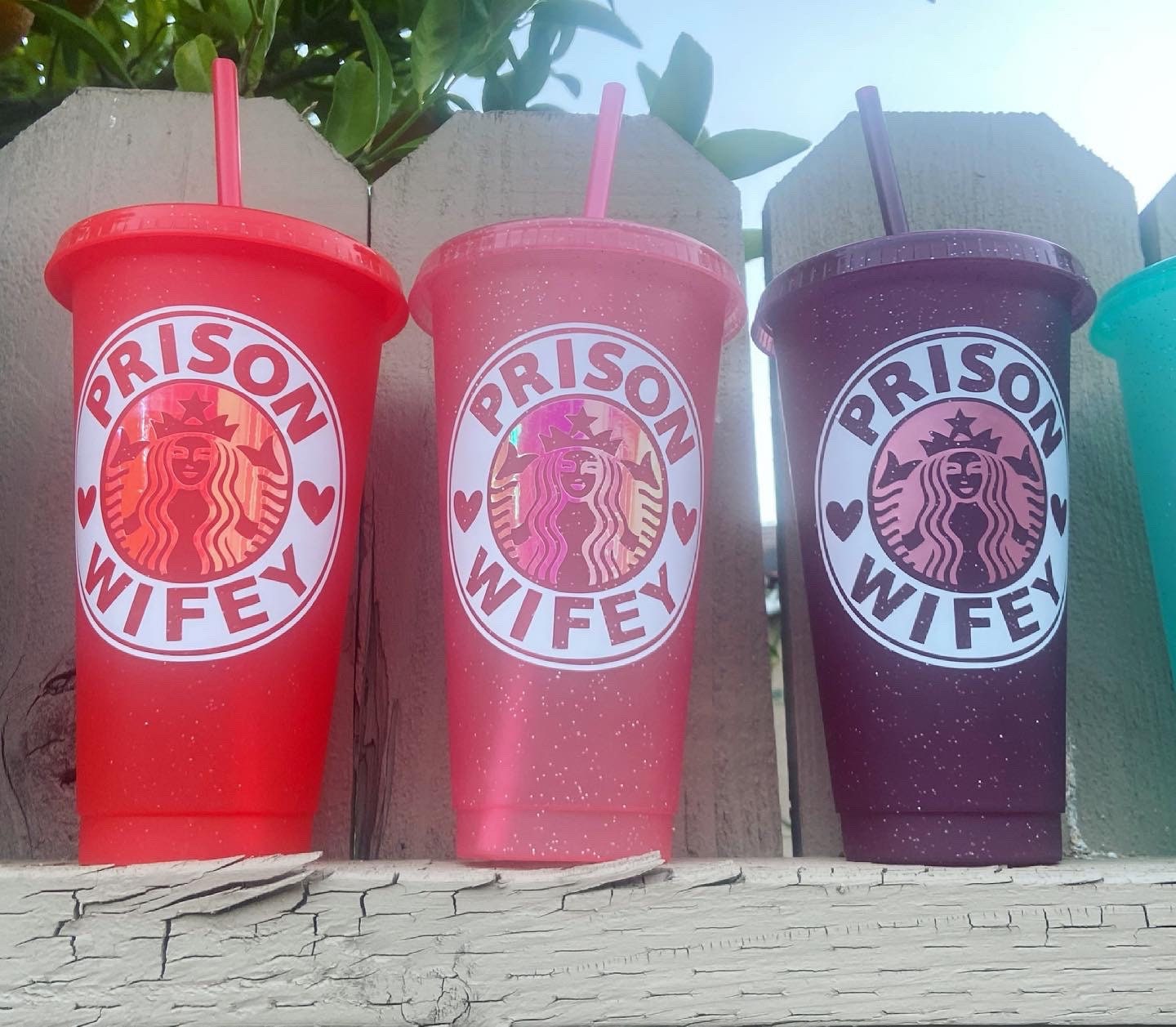 Prison Wife Personalized Custom 24 Oz Cold Cup. | Etsy