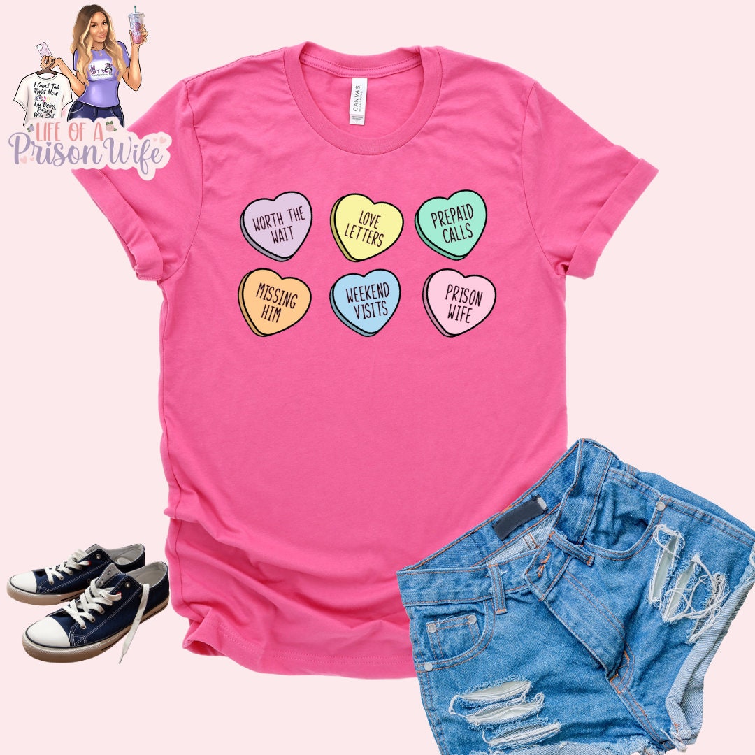 Valentine's Prison Wife T-shirt - Etsy