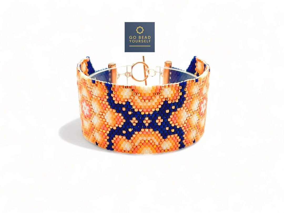 Fluffy Puffs - Odd Count Peyote Stitch Bracelet Pattern (not a Physical ...