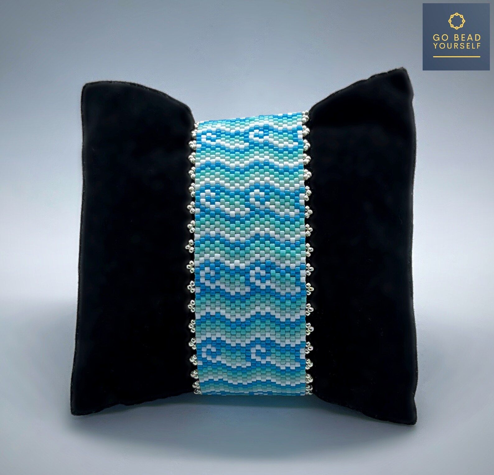 Agitated Sea - Even Count Peyote Stitch Bracelet Pattern (not a ...
