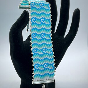 Agitated Sea - Even Count Peyote Stitch Bracelet Pattern (not a ...