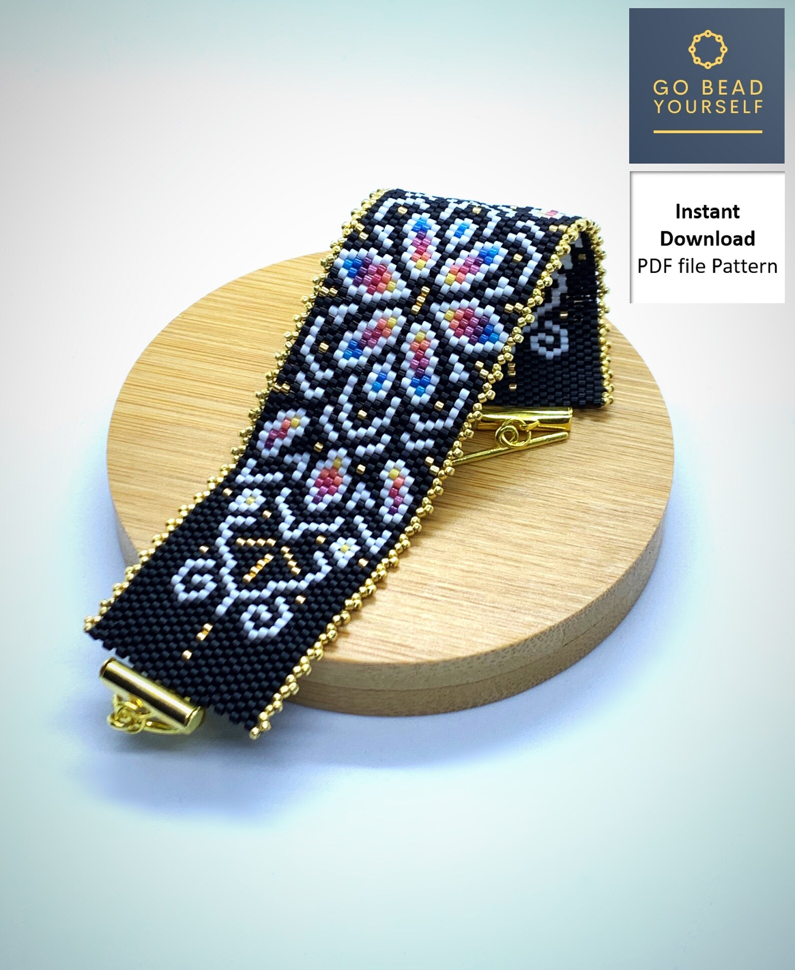 Exotic Odd Count Peyote Stitch Bracelet Pattern not a - Etsy