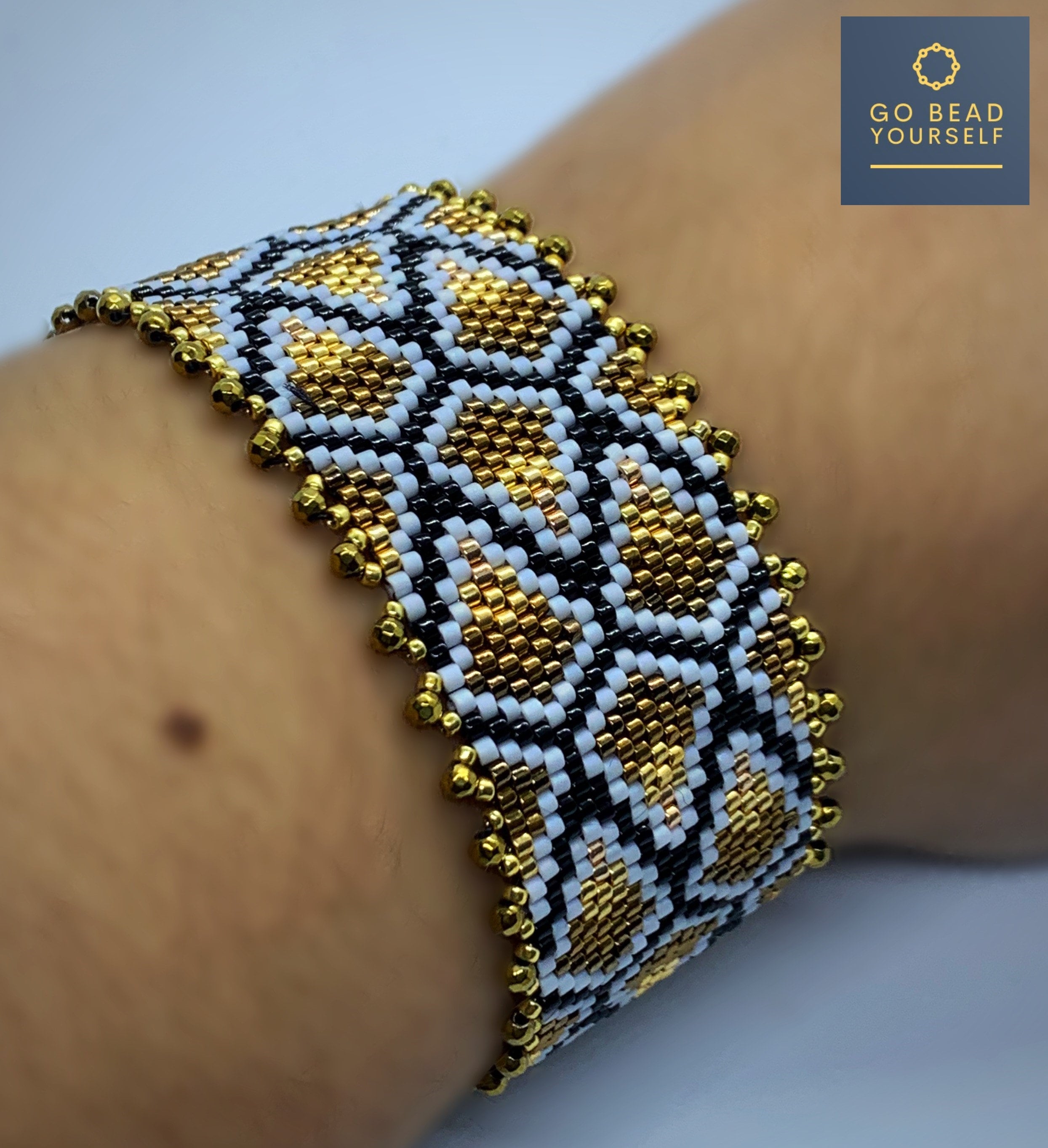 Shadows Peyote Stitch Bracelet Pattern Jewelry Making & Beading Jewelry ...
