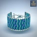 Agitated Sea - Even Count Peyote Stitch Bracelet Pattern (not a ...