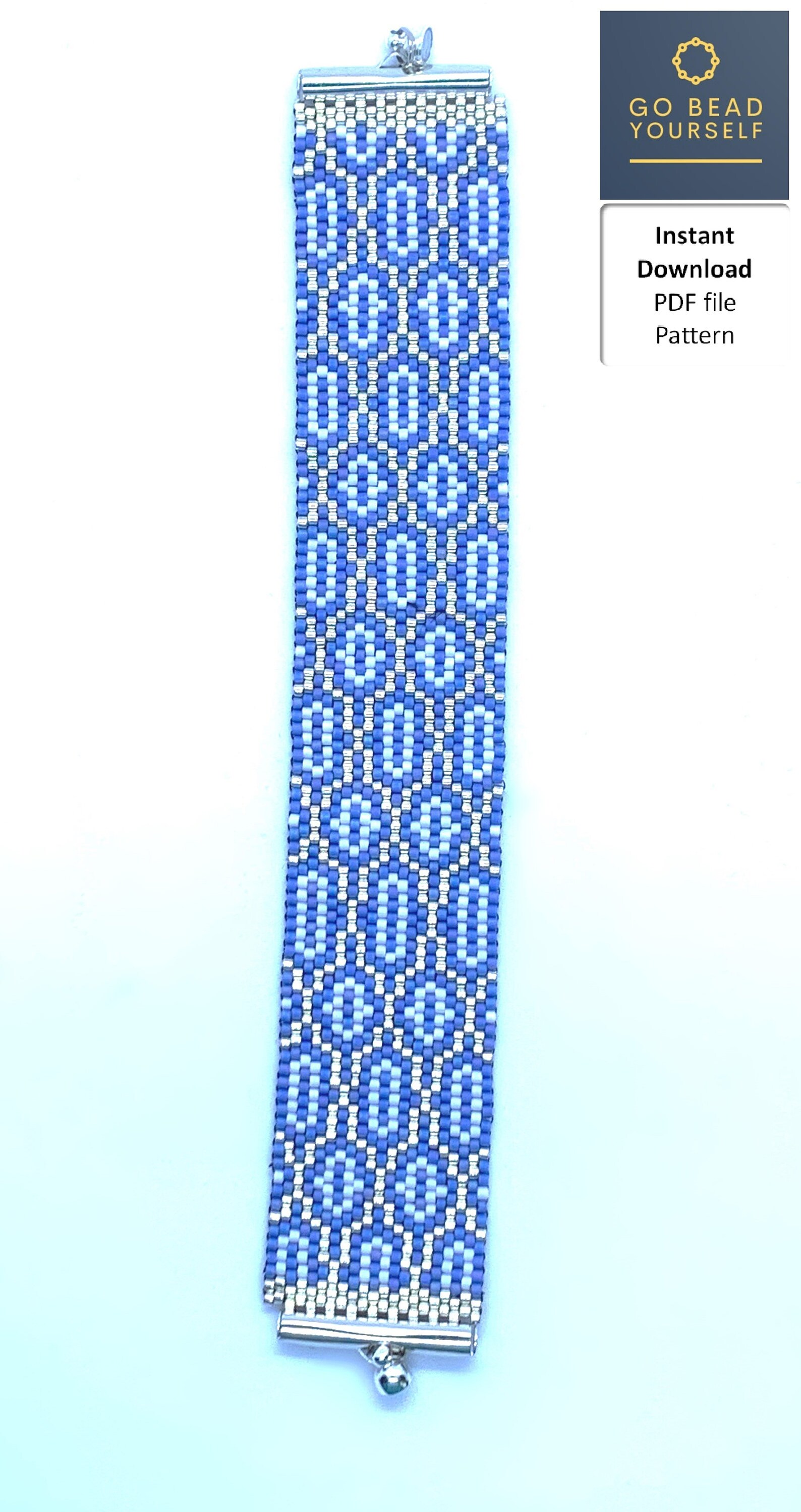Moroccan Trellis Odd Count Peyote Stitch Bracelet Pattern - Etsy
