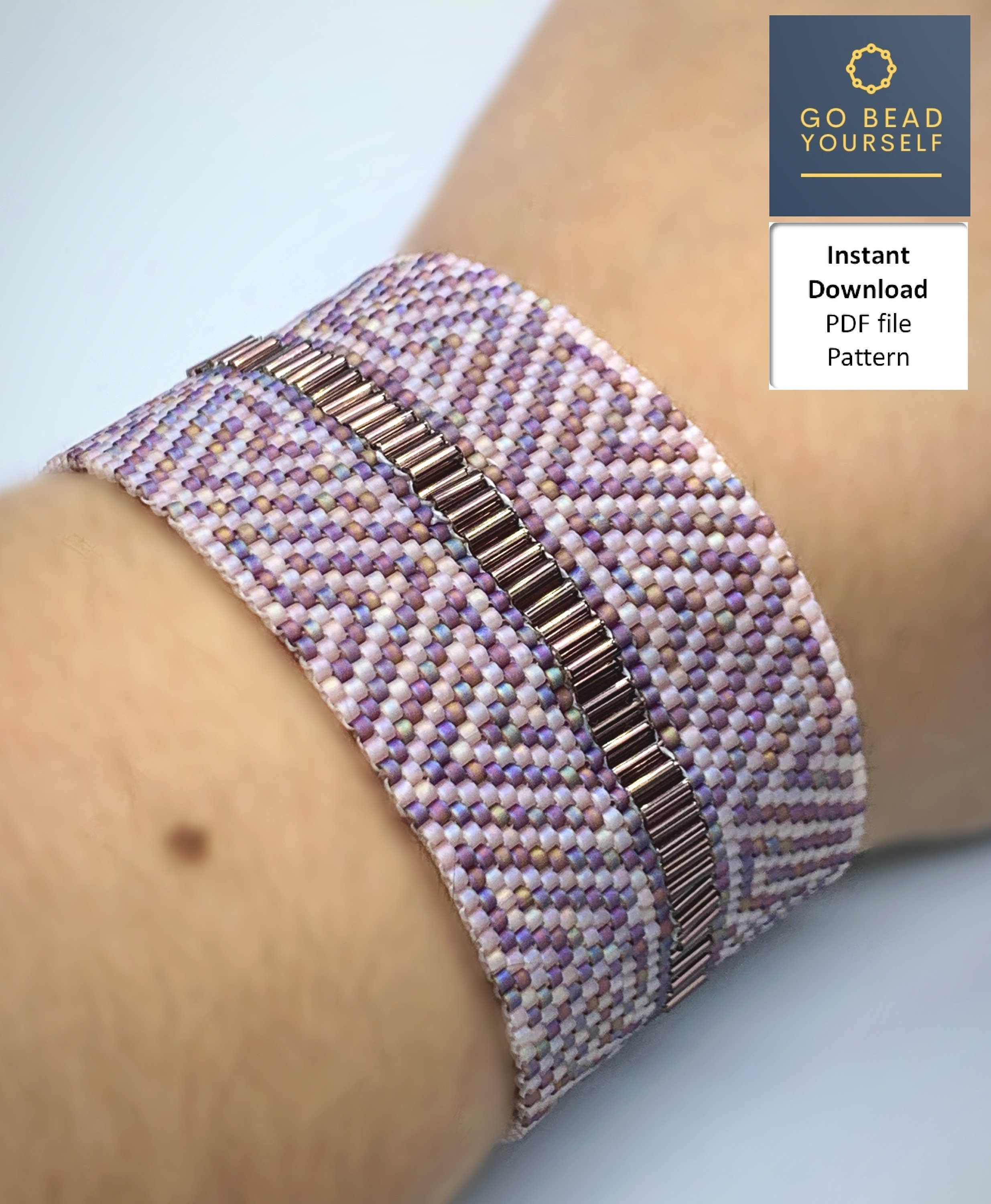 Inception Even Count Peyote Stitch Bracelet Pattern not a - Etsy