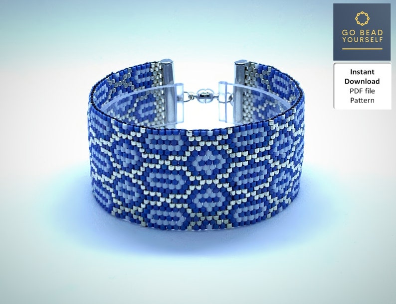 Moroccan Trellis Odd Count Peyote Stitch Bracelet Pattern - Etsy