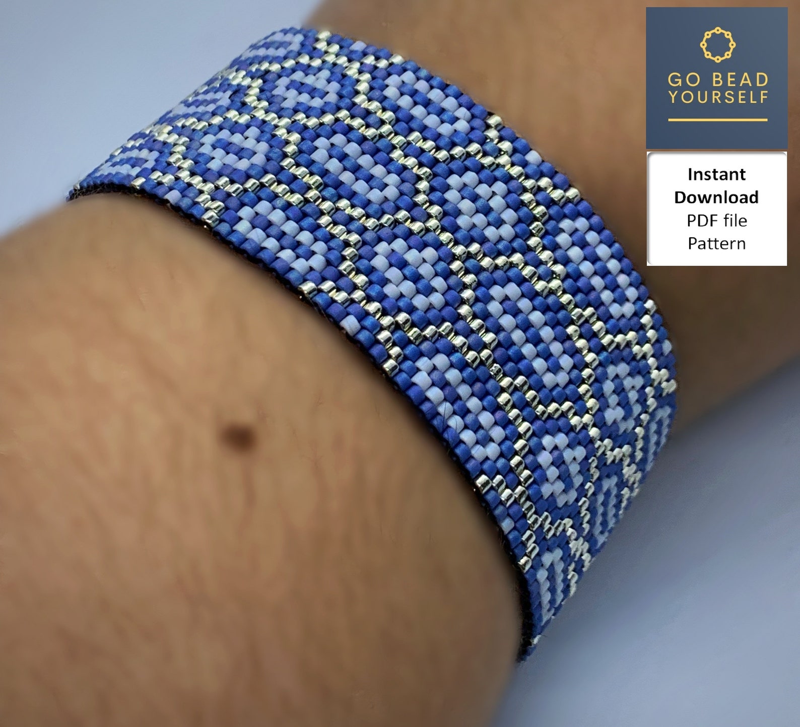 Moroccan Trellis Odd Count Peyote Stitch Bracelet Pattern - Etsy