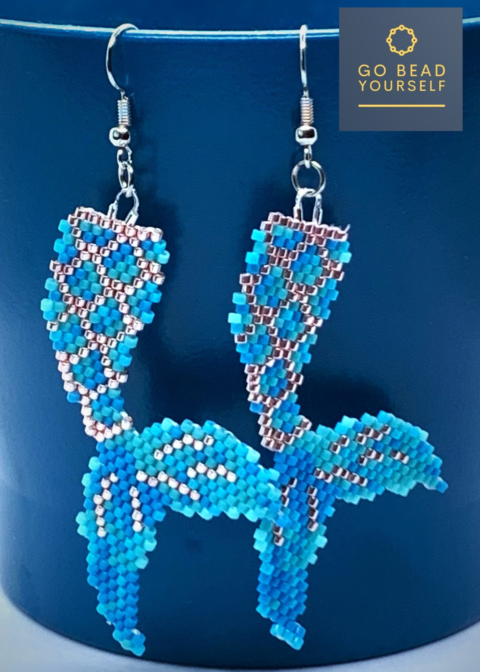 Mermaid Tail - Brick Stitch Earrings Pattern (not Physical Earrings) - Etsy