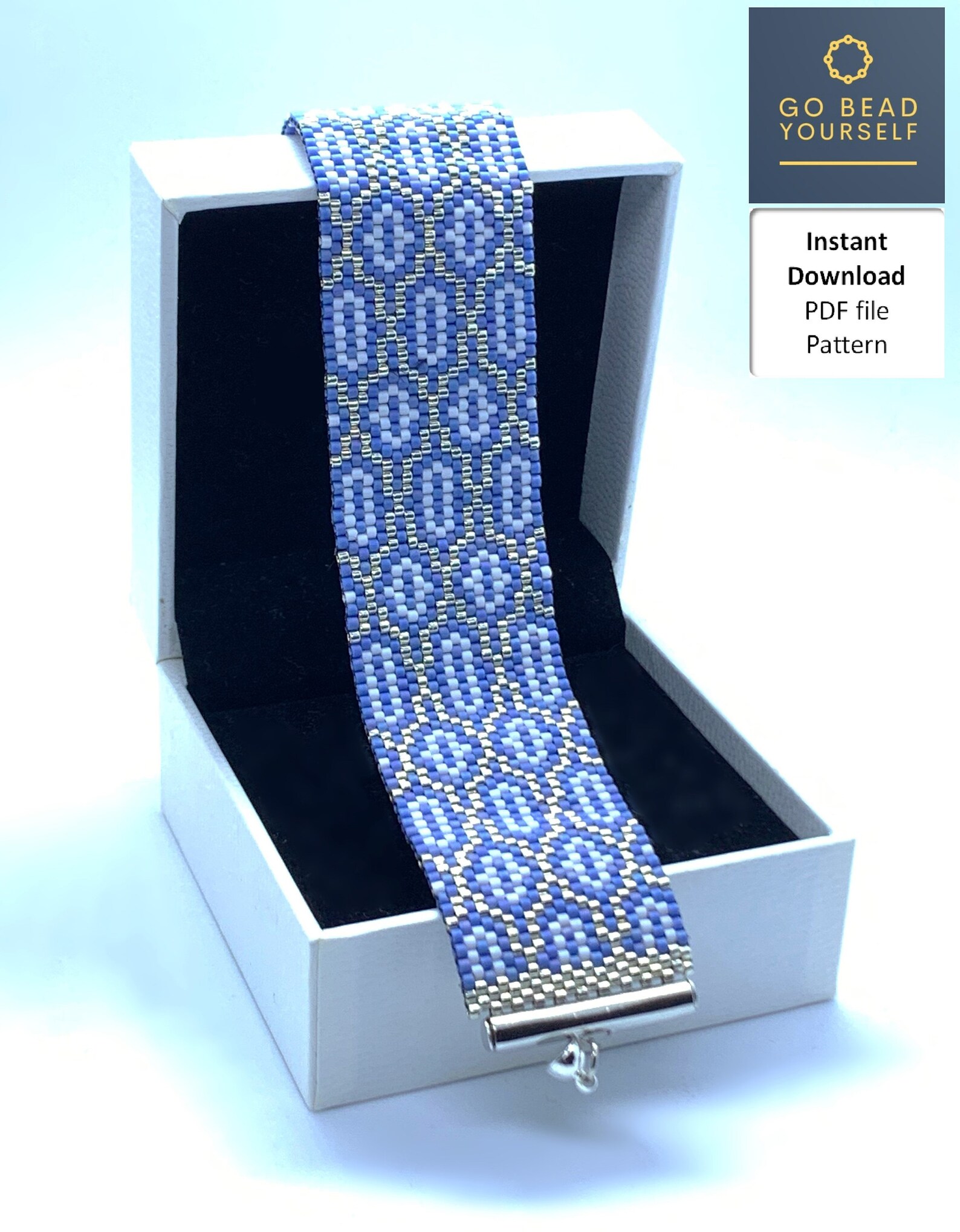 Moroccan Trellis Odd Count Peyote Stitch Bracelet Pattern - Etsy