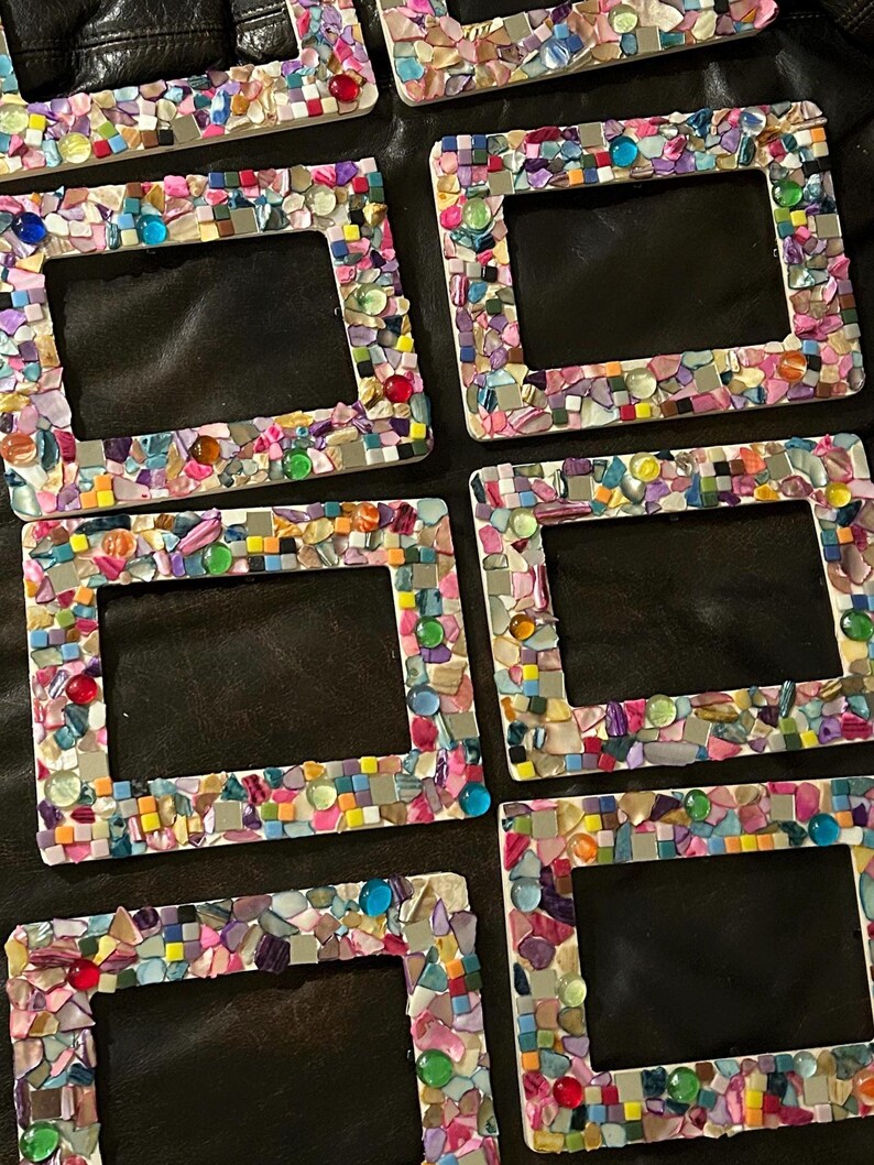 Mosaic Photo Frame - Etsy