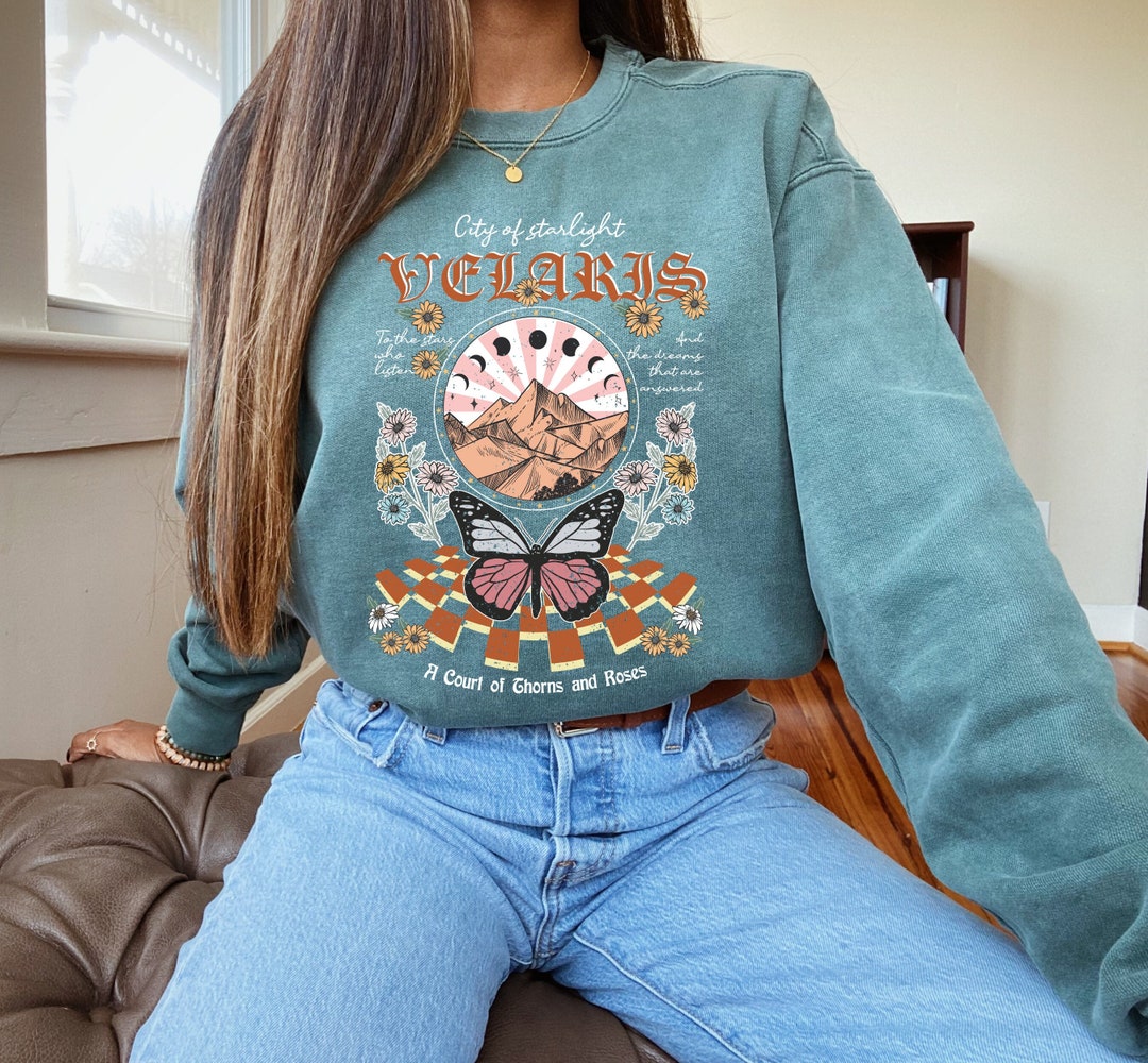 ACOTAR Comfort Colors Sweatshirt, Rhysand Shirt, Velaris Clothes ...