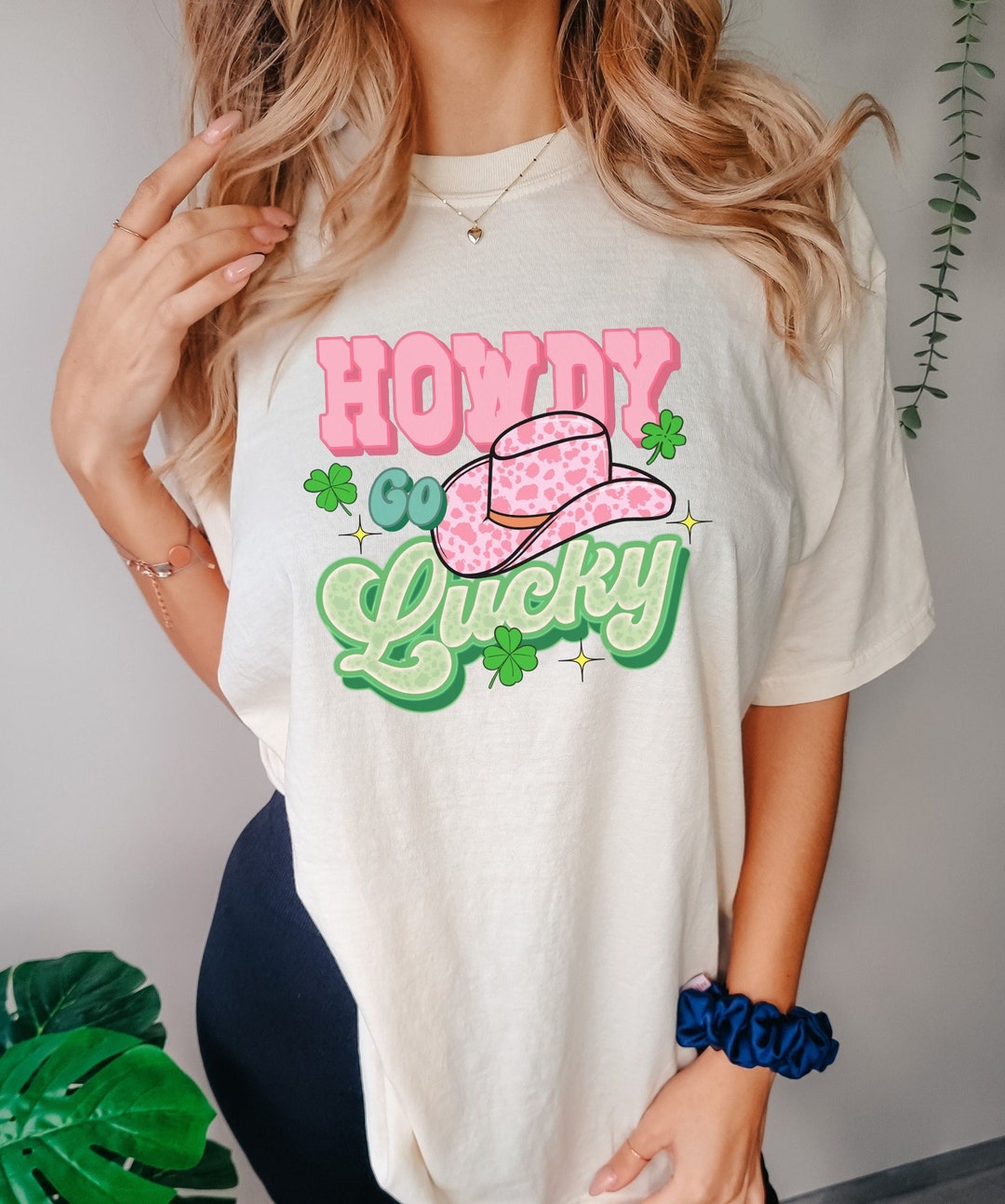 Howdy Go Lucky Tshirt, Western Graphic Tee, Cute Country Shirt, St ...