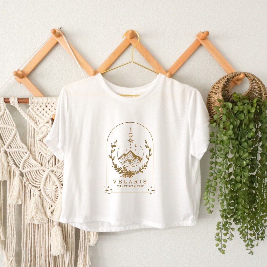 ACOTAR Crop Top Tshirt, Rhysand Shirt, Velaris Tshirt, Acotar Apparel ...
