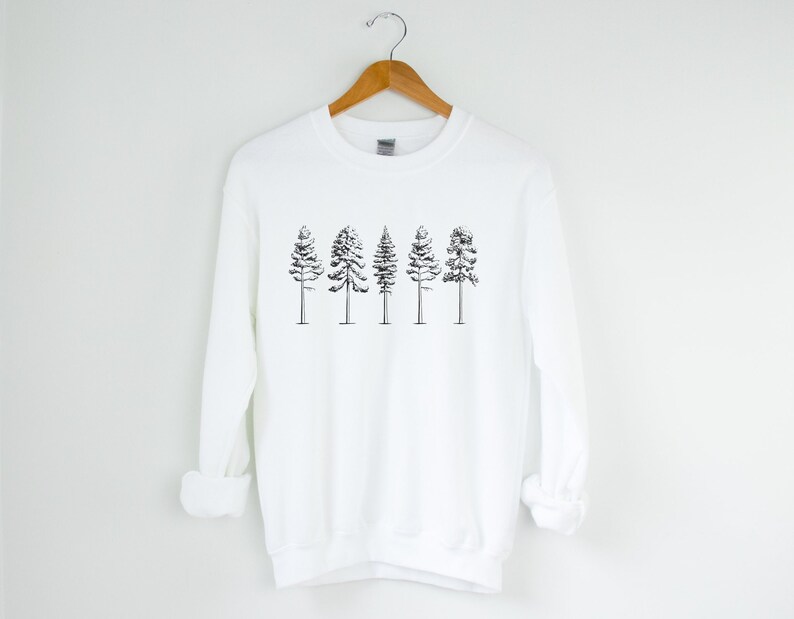 Pine Tree Sweatshirt Evergreen Trees Forest Sweatshirt - Etsy Pine Tree Sweatshirt Evergreen Trees Forest Sweatshirt - Etsy