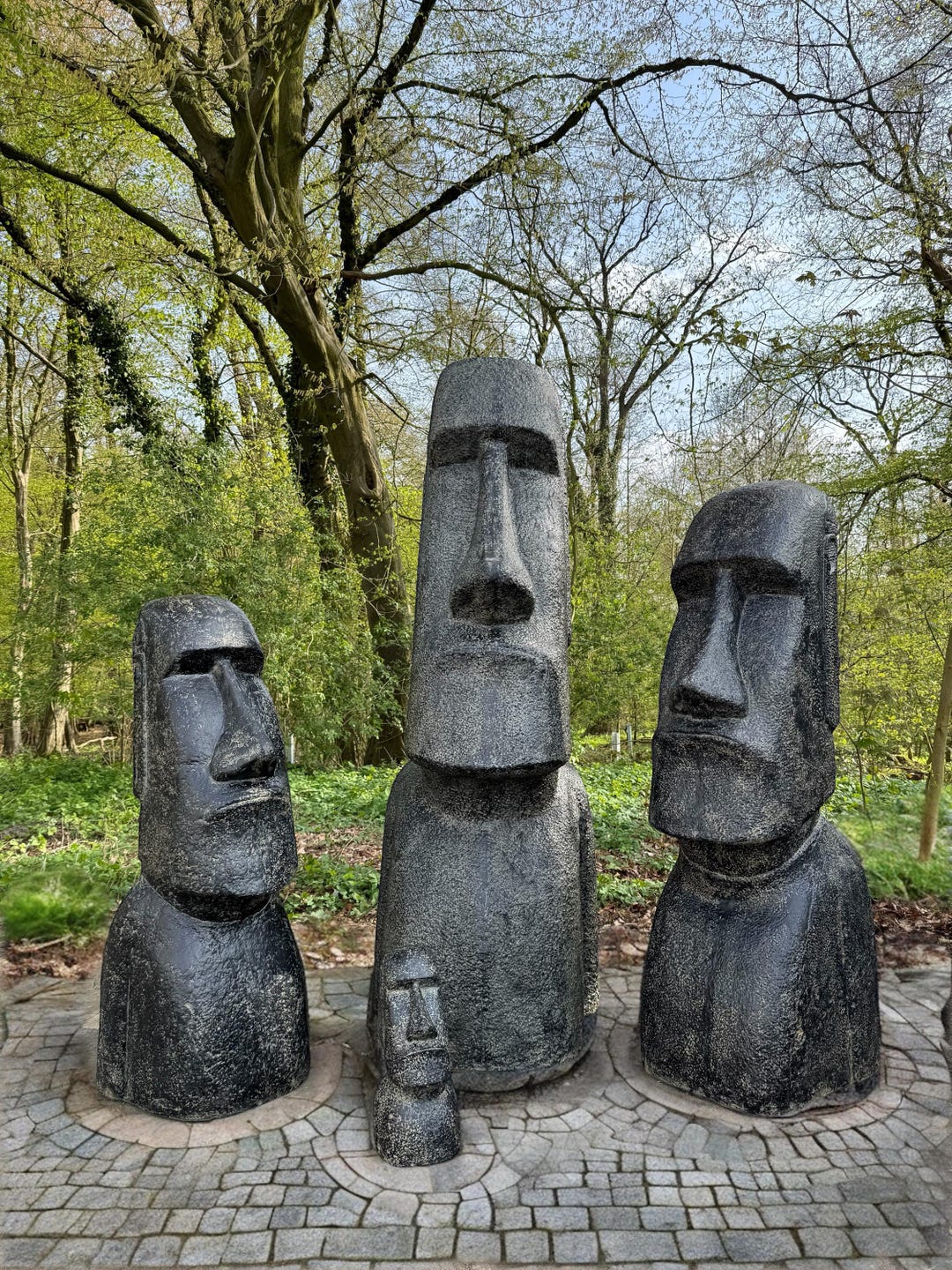Moai Statue 150 Cm for Garden | Easter Island Head Sculpture | Rapa Nui ...