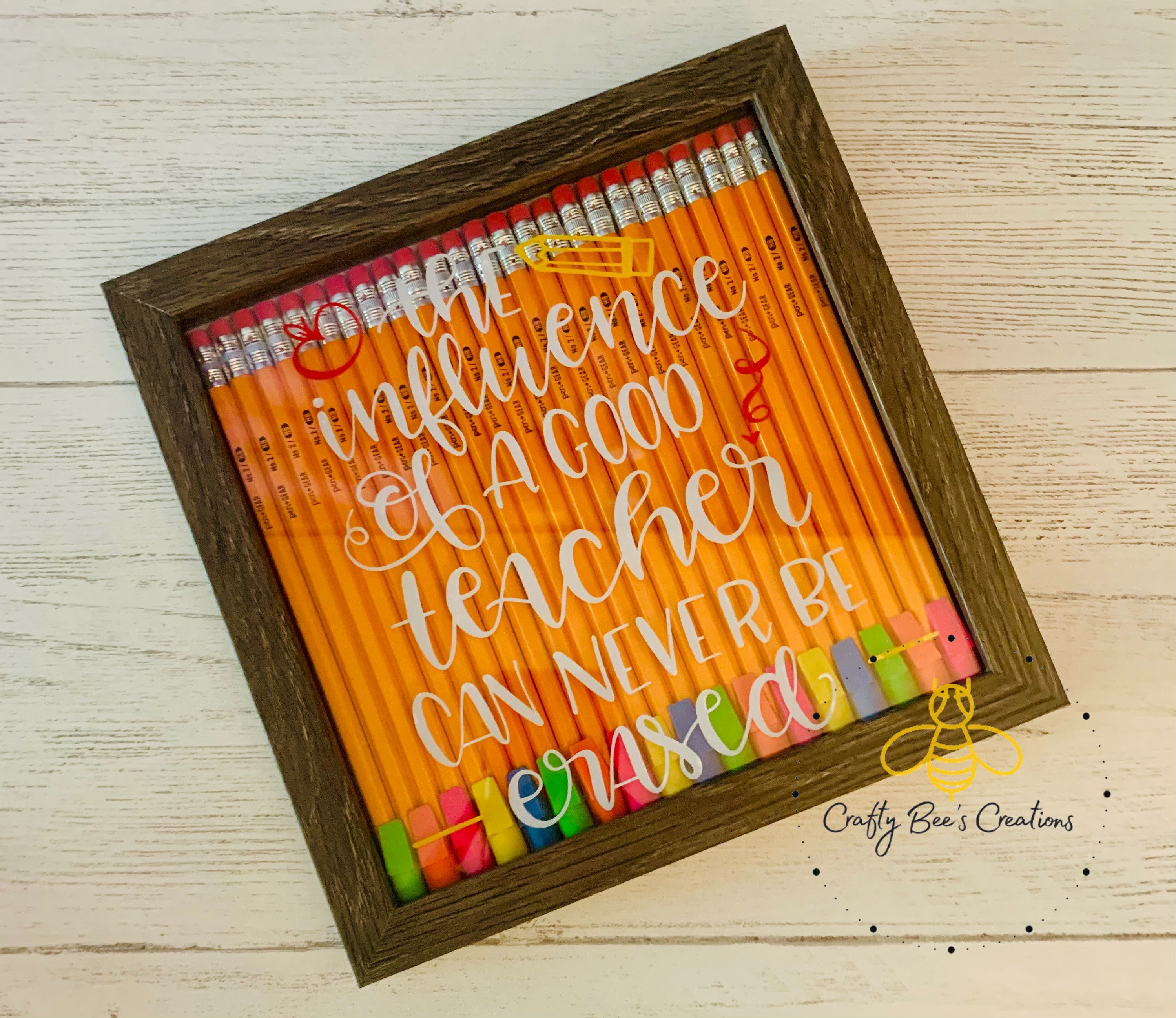 Teacher Appreciation Shadow Box - Etsy