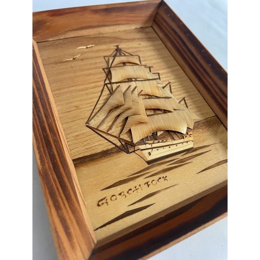 Handmade Vintage Nautical Boat/ship Wall Art Wooden Frame - Etsy