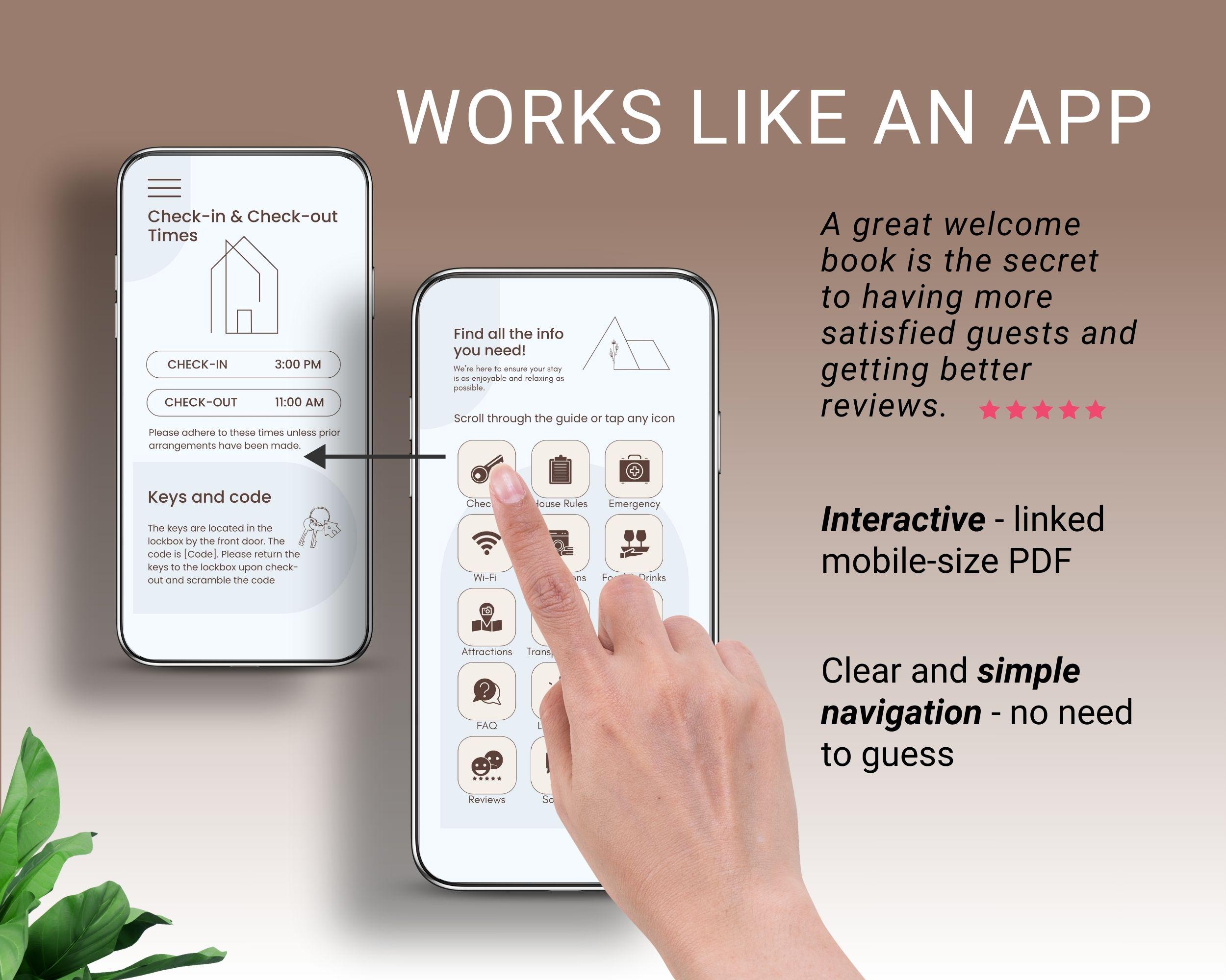 Airbnb Digital Welcome Book Template. Welcome Guest Book Canva Template ...
