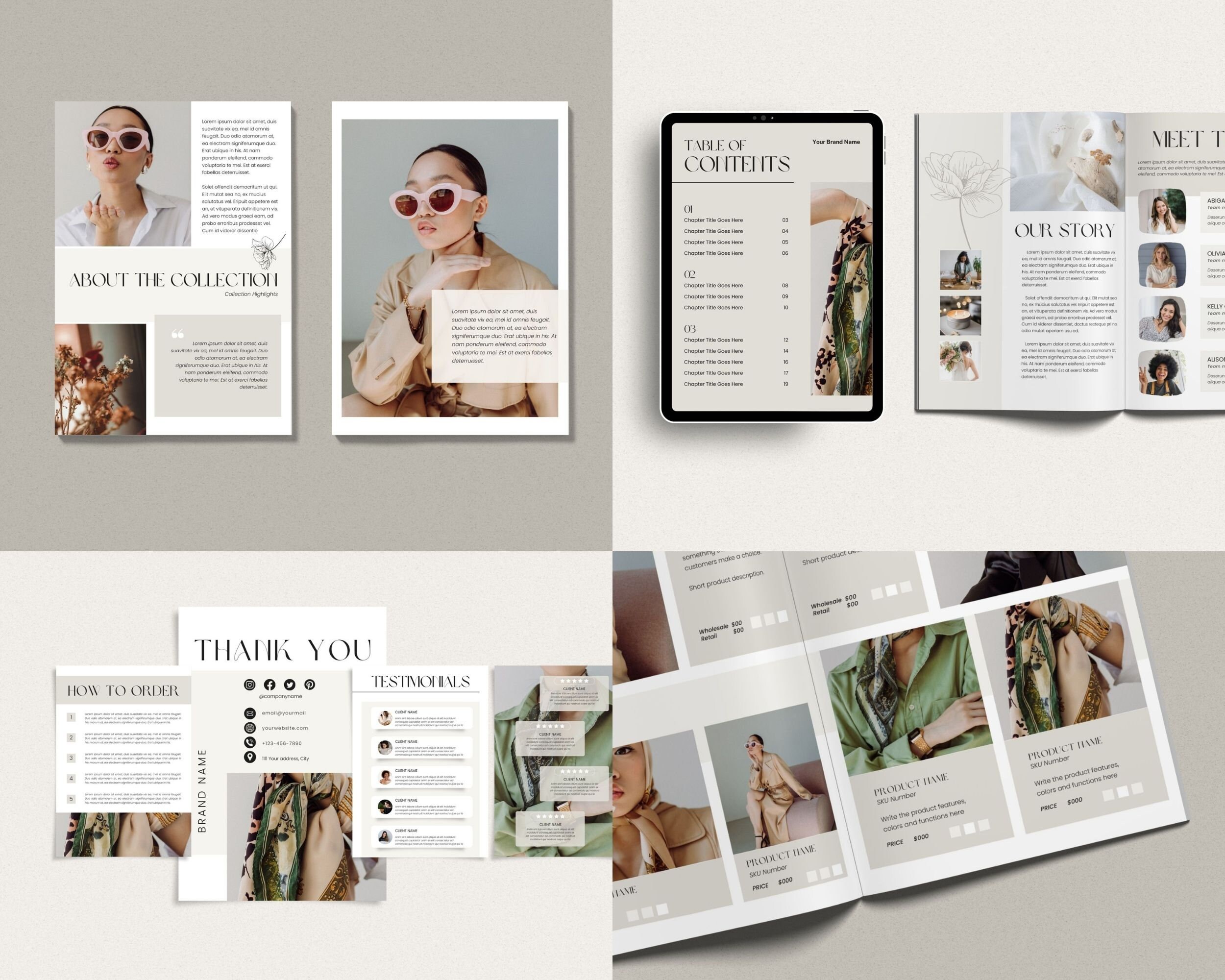 Catalog Template Canva. Product Catalogue. Wholesale Catalog Canva ...