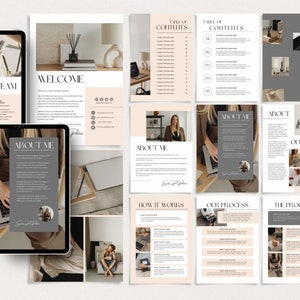 Virtual Assistant Welcome Packet Canva Template. New Client Onboarding ...