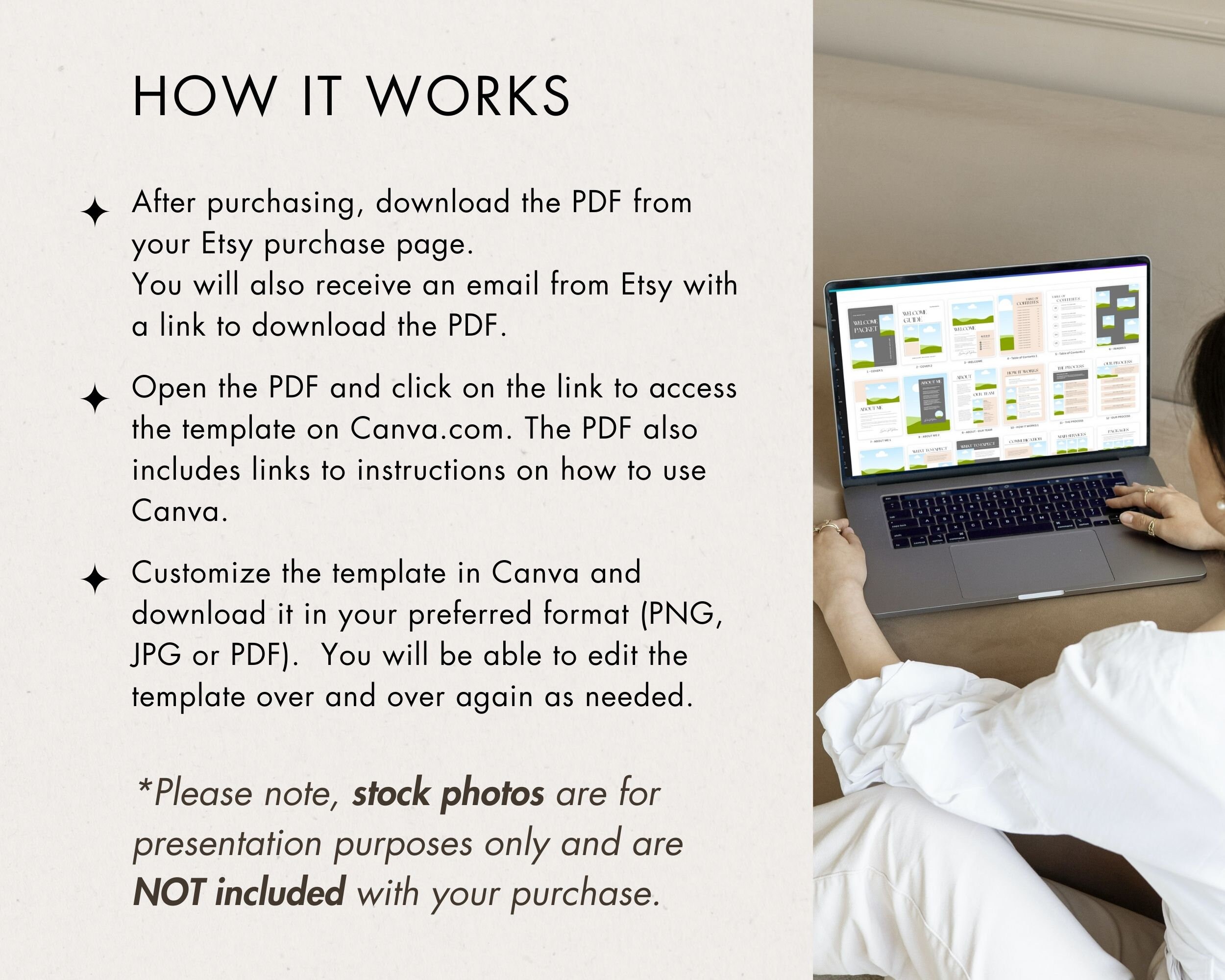 Virtual Assistant Welcome Packet Canva Template. New Client Onboarding ...