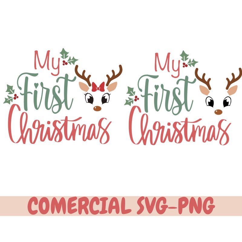 Babys First Christmas Svg - Etsy
