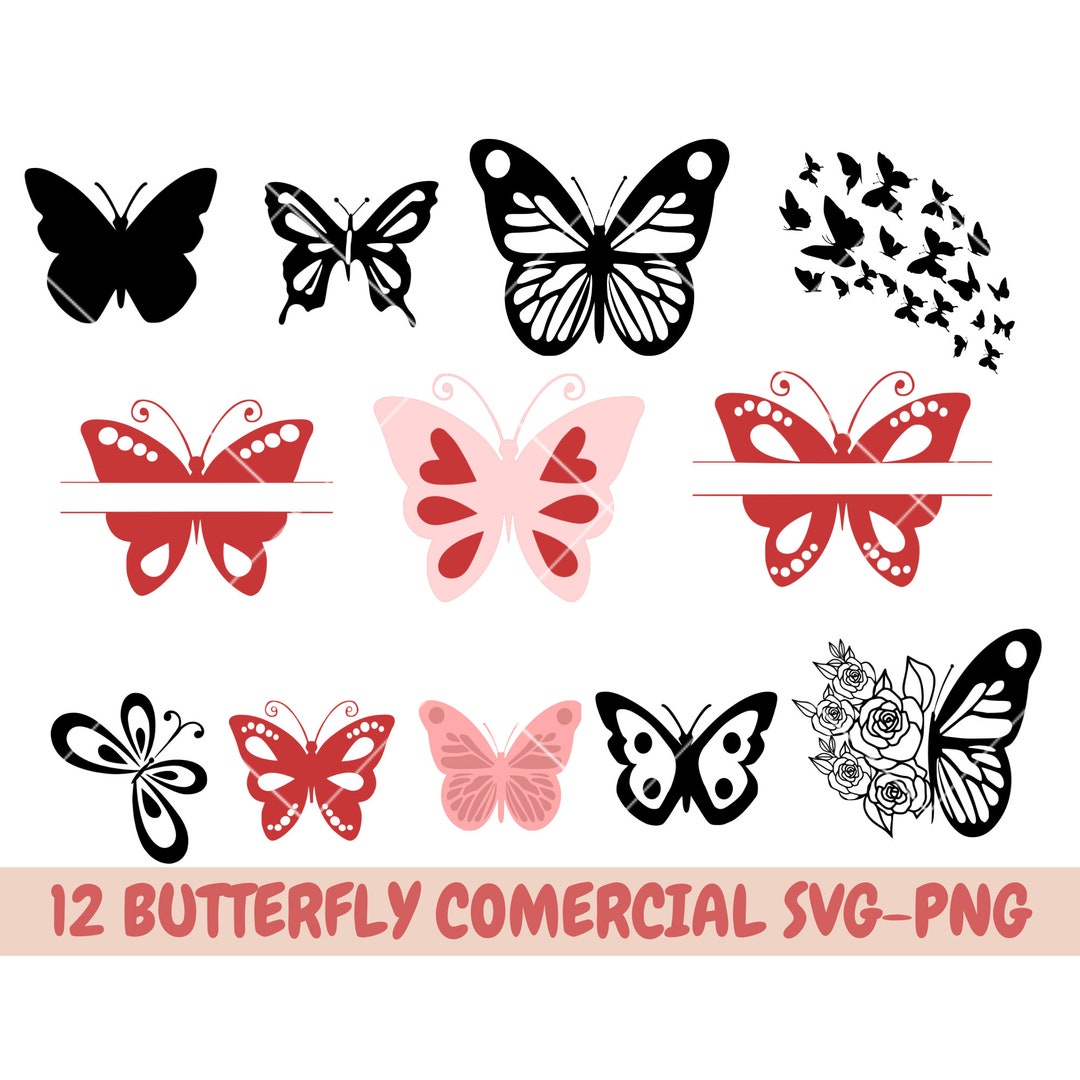 Butterfly SVG, Butterfly SVG File, Layered Butterfly SVG, Butterfly Png ...