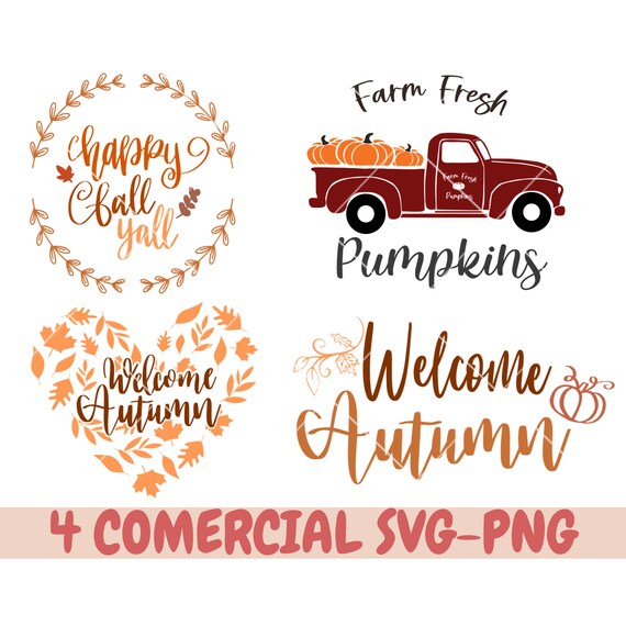 Fall SVG Fall SVG Bundle Thanksgiving Svg Fall Svg Designs - Etsy