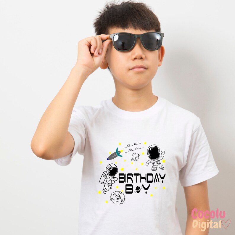 Space Themed Birthday Space Birthday Svg Matching Family - Etsy