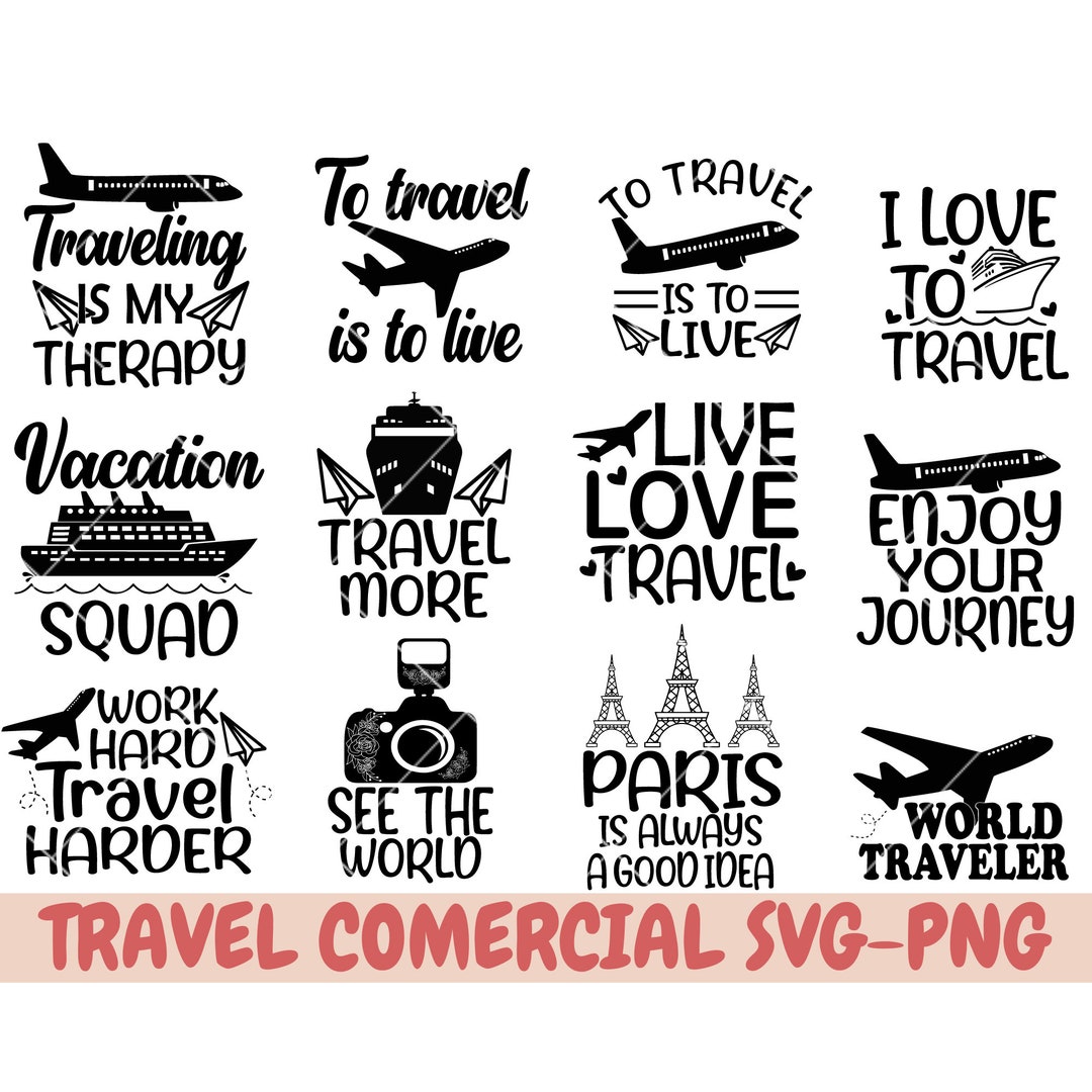 Travel Svg, Travel Svg Bundle, Vacation SVG, Family Vacation SVG ...