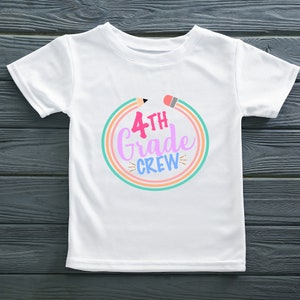 4th Grade Crew SVG PNG, 4th Grade Teacher Svg, Back to School Svg ...