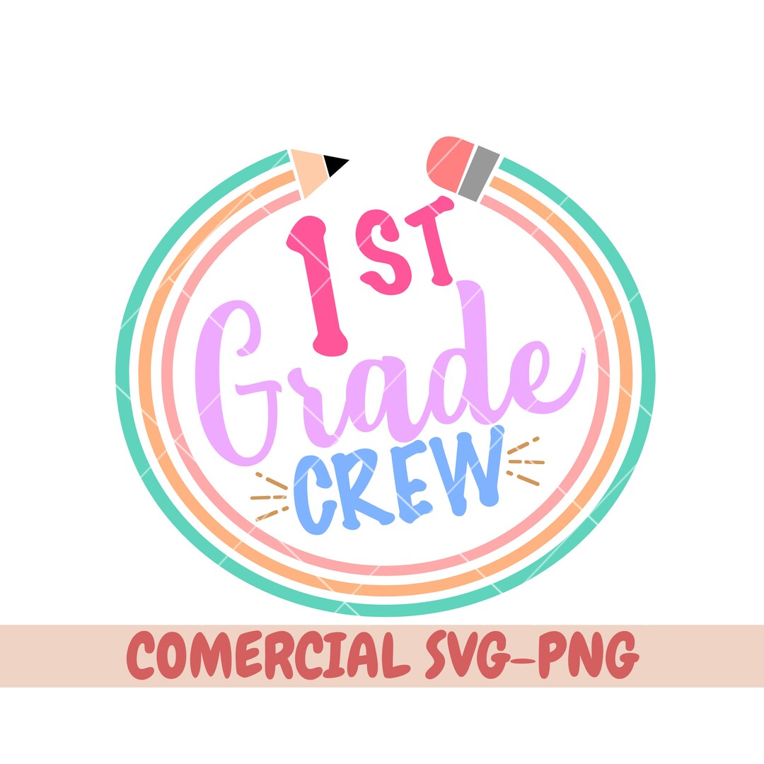 Back to School Svg First Grade Svg, First Grade Teacher Svg, Cut File ...