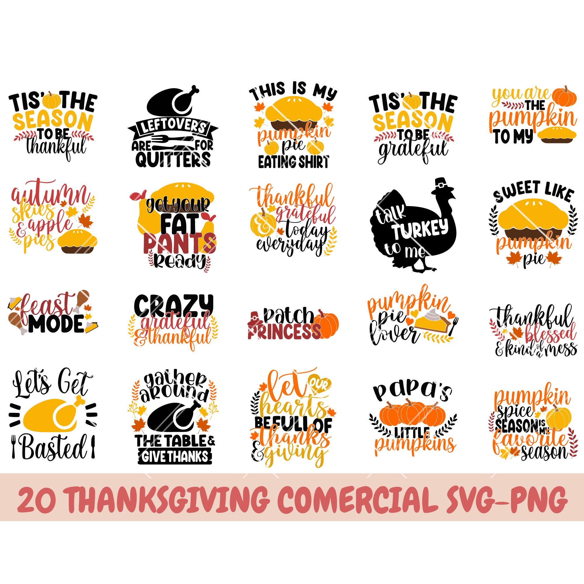 Thanksgiving Svg Happy Fall Svg Fall Svg Bundle Autumn Svg - Etsy
