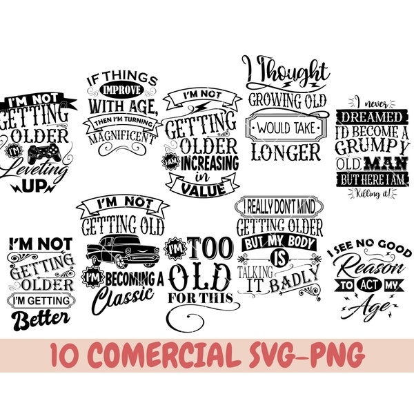 Grumpy Old Man Svg - Etsy