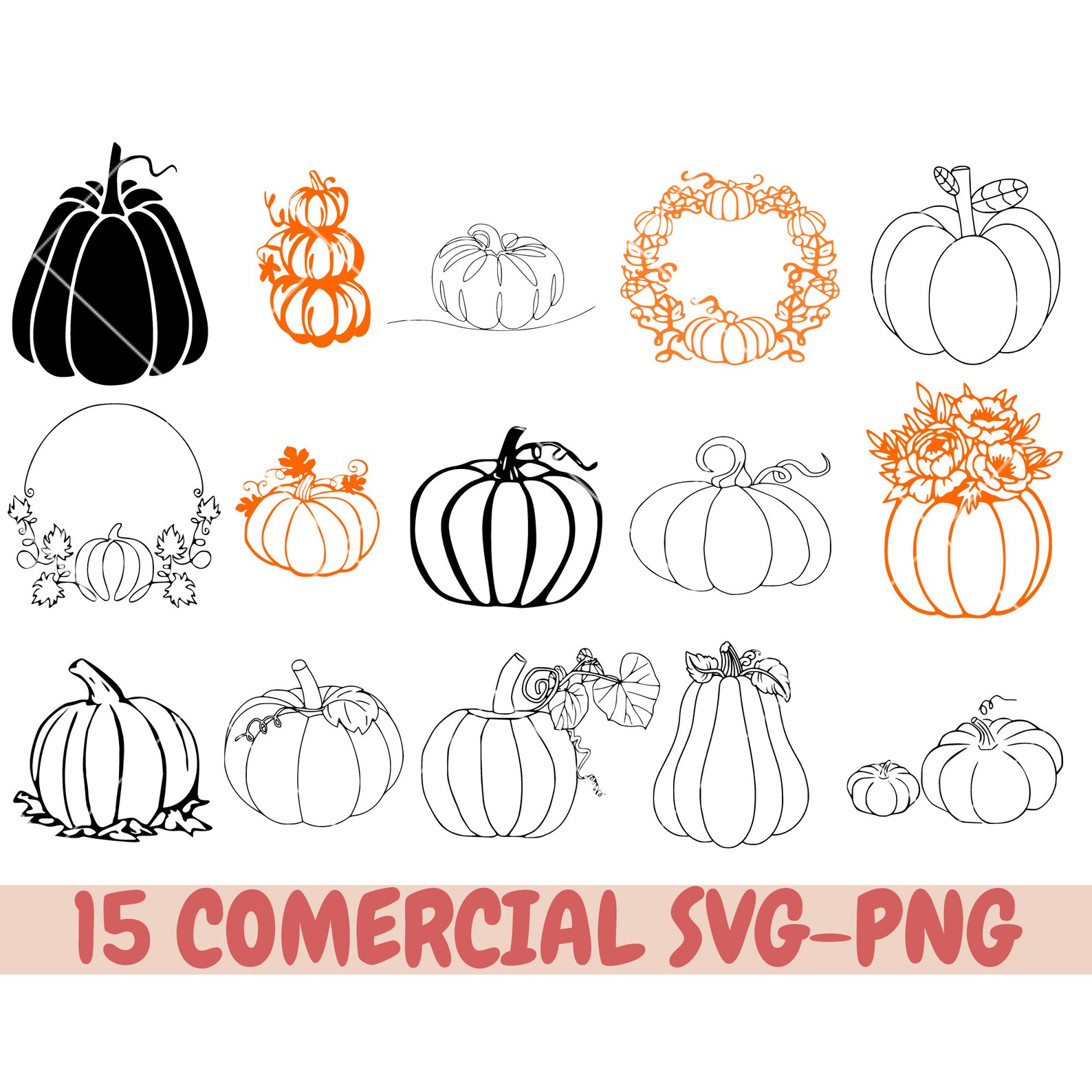 Fall SVG Fall SVG Bundle Autumn Svg Thanksgiving Svg Fall - Etsy