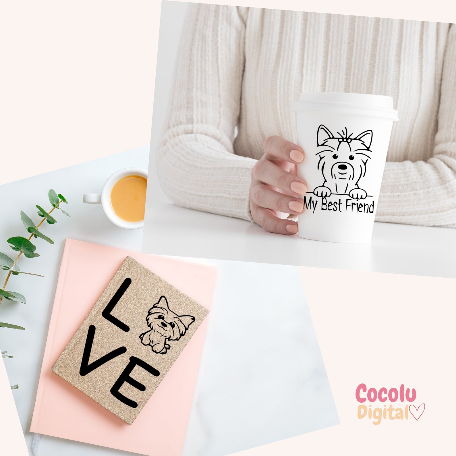 Yorkie Dog Svg Bundle, Yorkie Svg Files, Svg, Yorkie Mom Svg, Yorkie ...