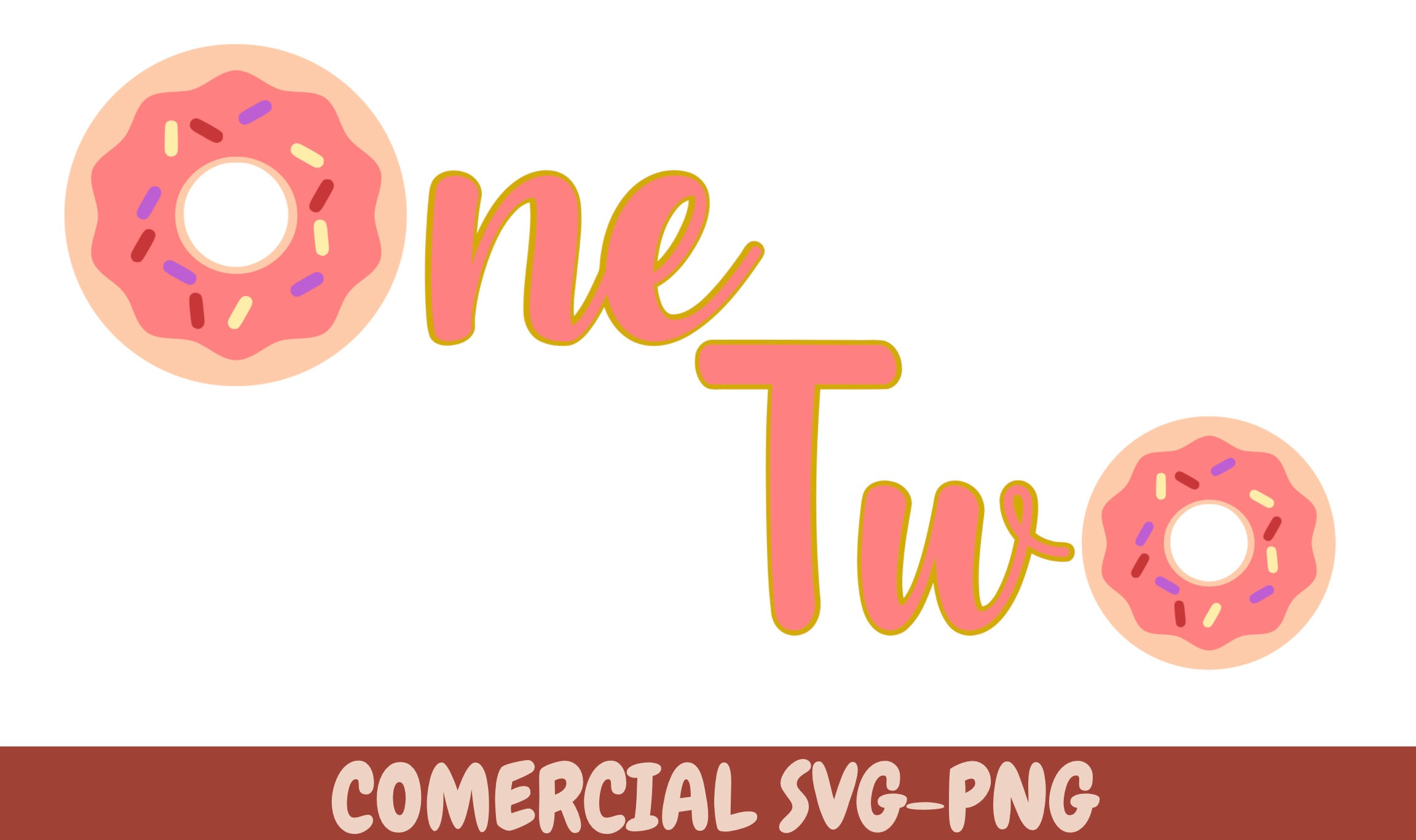 Donut Svg Donut Numbers Svg Happy Birthday Svg Donut Cake | Etsy