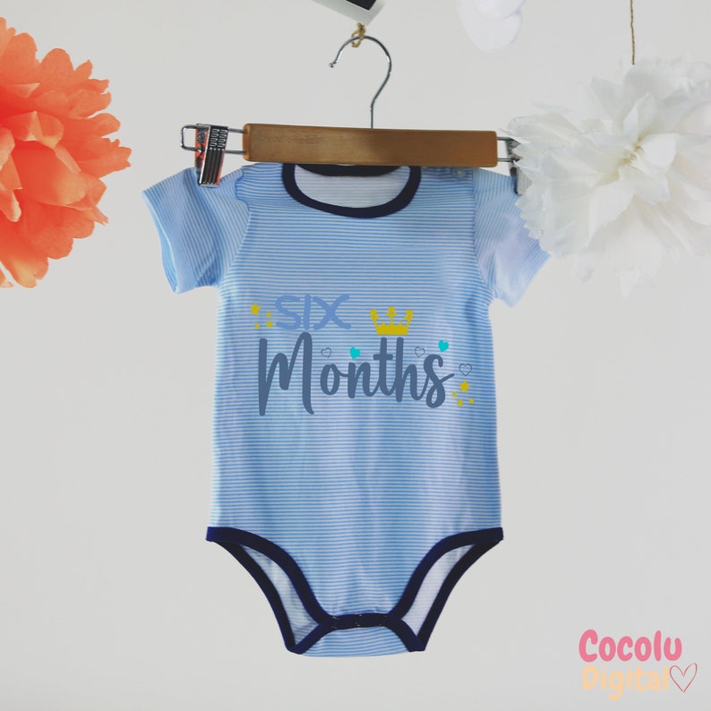 Baby Milestone SVG Bundle Monthly Milestone SVG Boy - Etsy