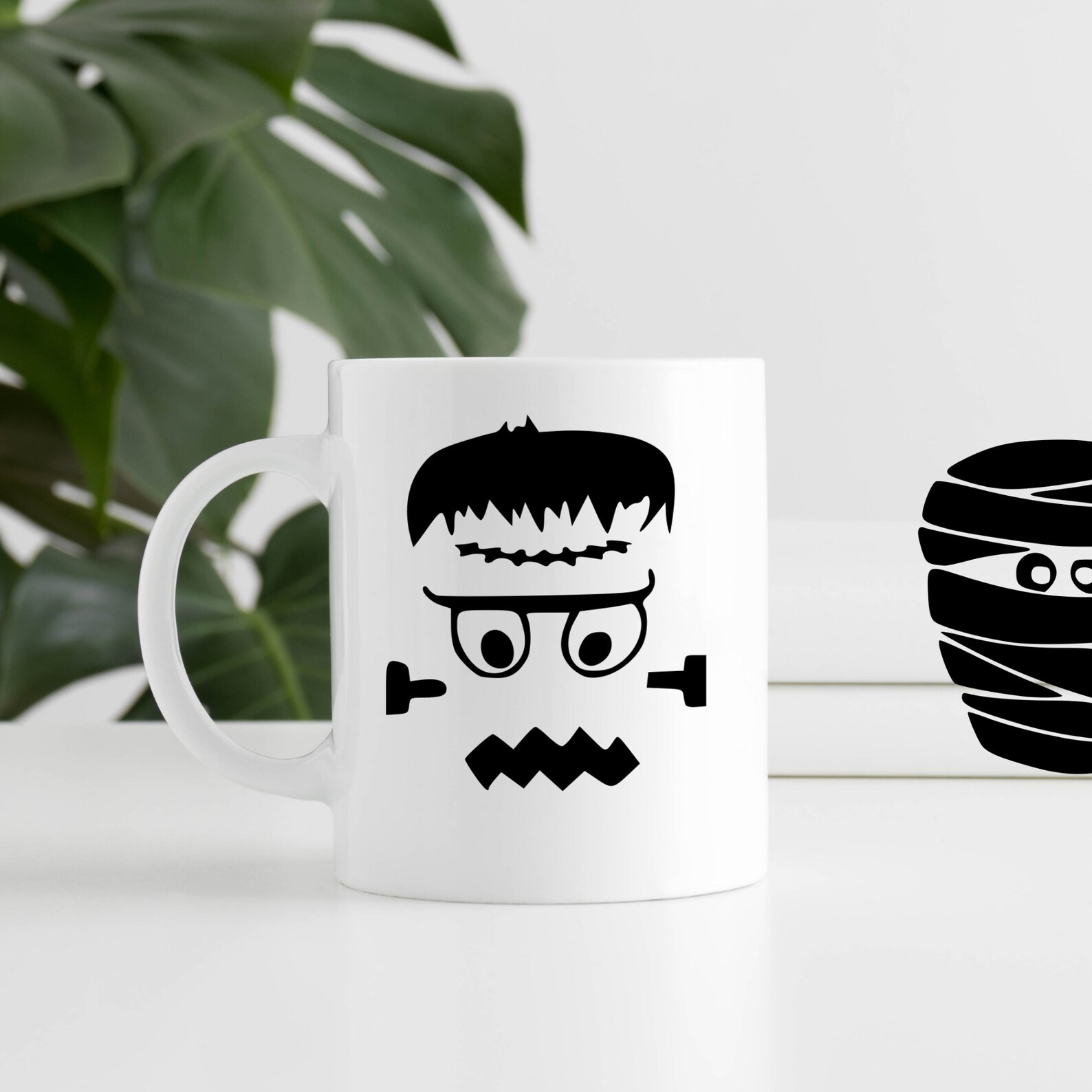 Frankenstein Monster SVG Halloween SVG Faces Bundle Mummy - Etsy