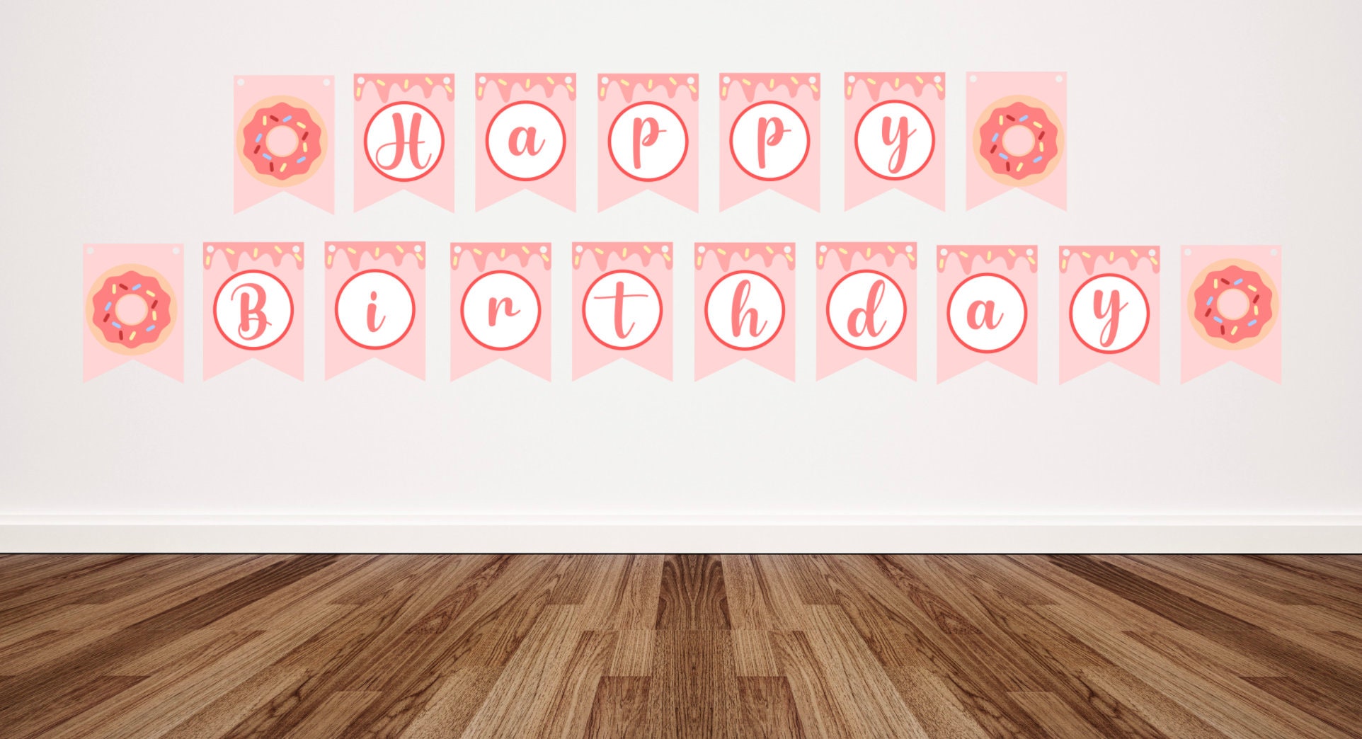 Donut Svg, Donut Numbers Svg, Happy Birthday Svg, Donut Cake Topper ...