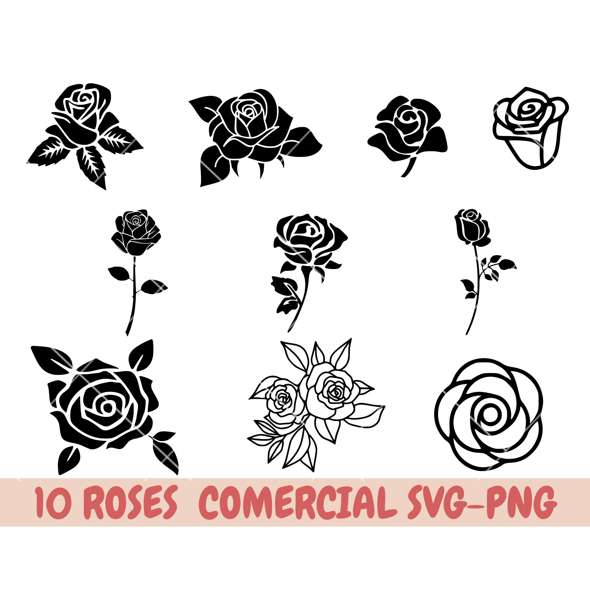 Rose Svg, Roses Svg, Rose Png, Rose File, Flowers Svg, Flowers Png ...