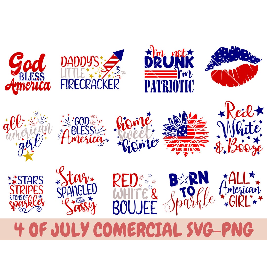 4th of July SVG Bundle, July 4th SVG, Fourth of July Svg, America Svg ...